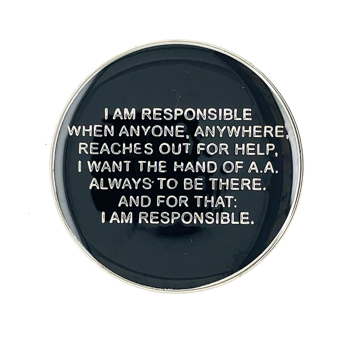 AA Medallion Responsibility (24hr-40 Years) – Freedom Line Gifts