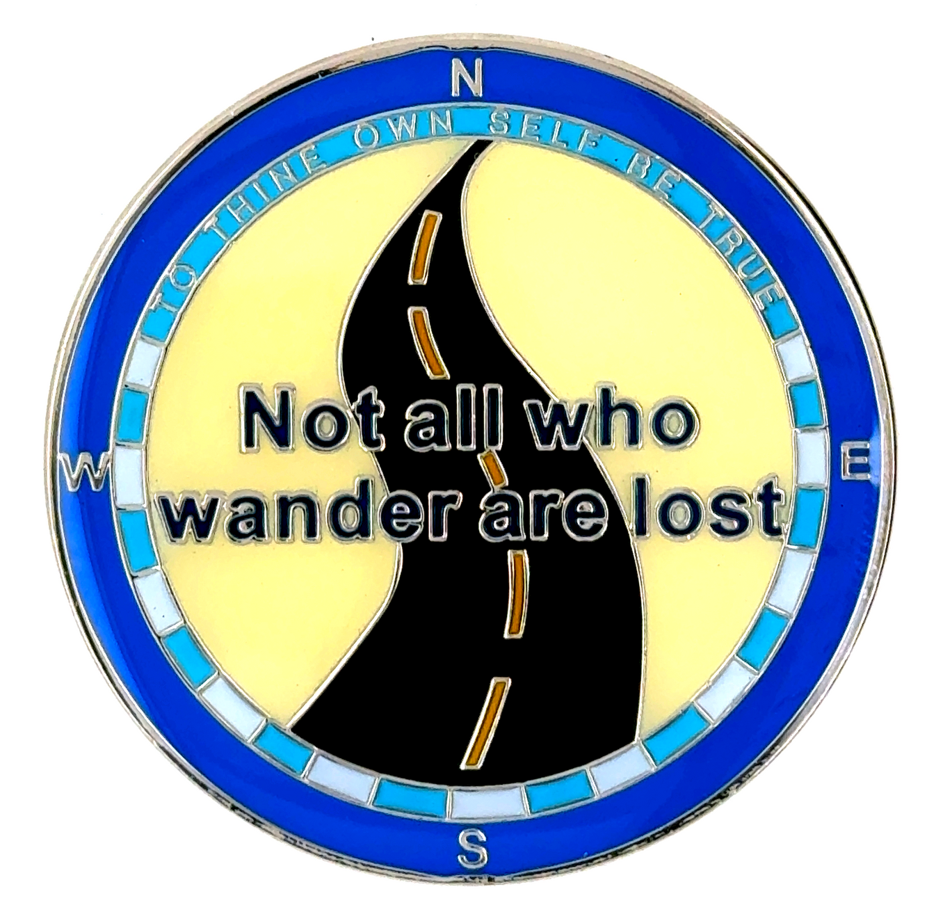 Designer AA Medallion Compass (24hr-60 Years) – Freedom Line Gifts
