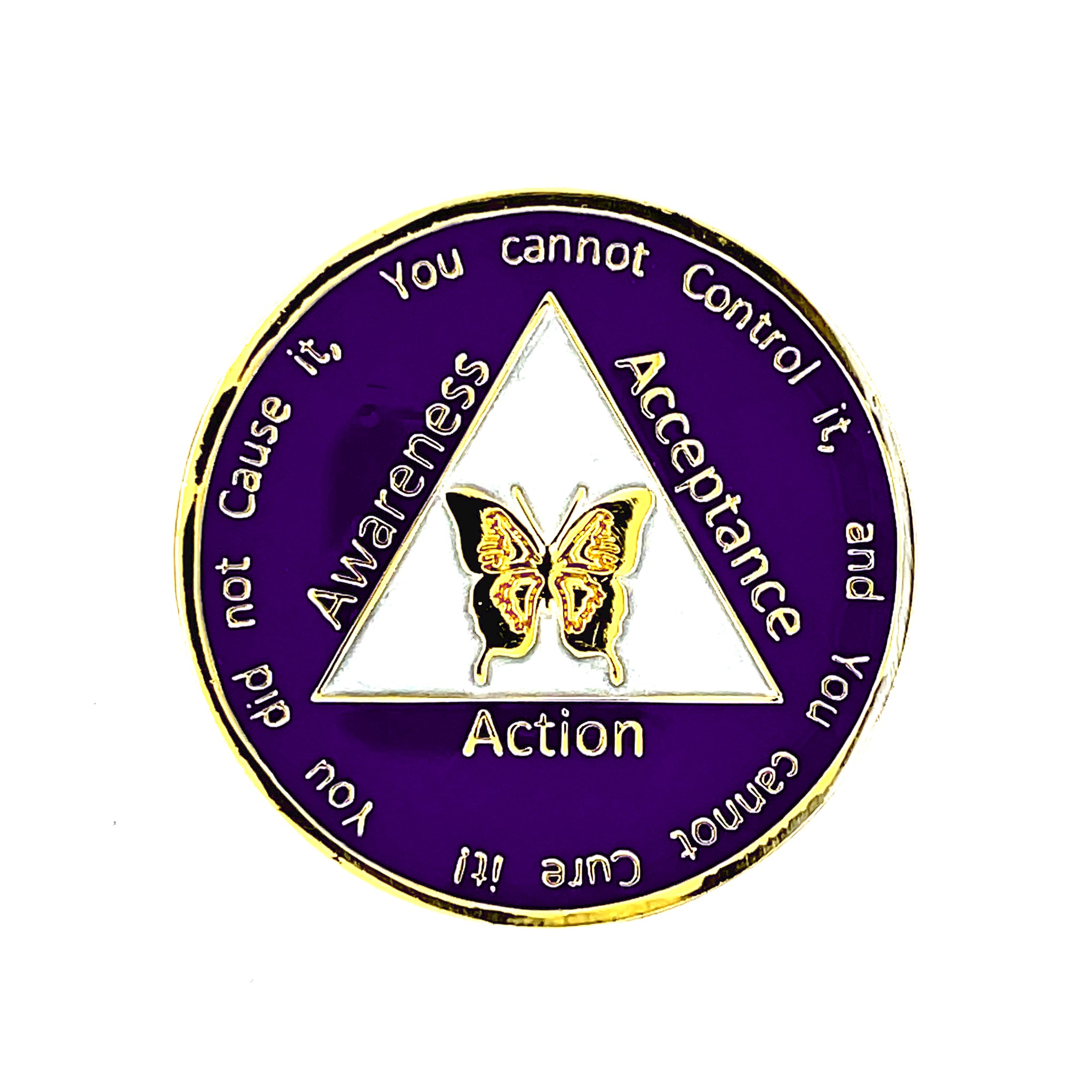 Al-Anon Medallion-Butterfly, Multiple Colors – Freedom Line Gifts