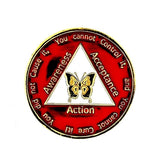 Al-Anon Medallion-Butterfly, Multiple Colors – Freedom Line Gifts